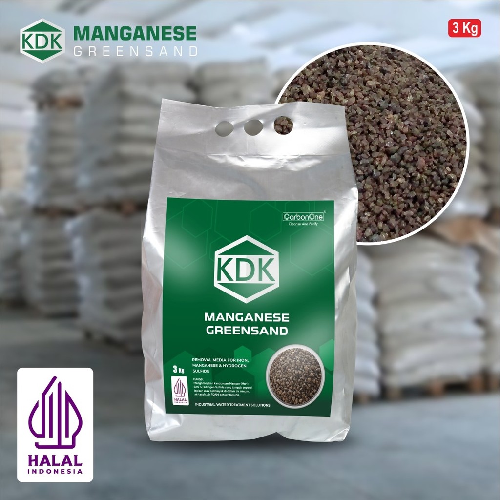 Jual KDK Manganese Greensand Metalized 3 KG | Filter Air Bewarna Kuning dan Mengandung Zat Besi ...