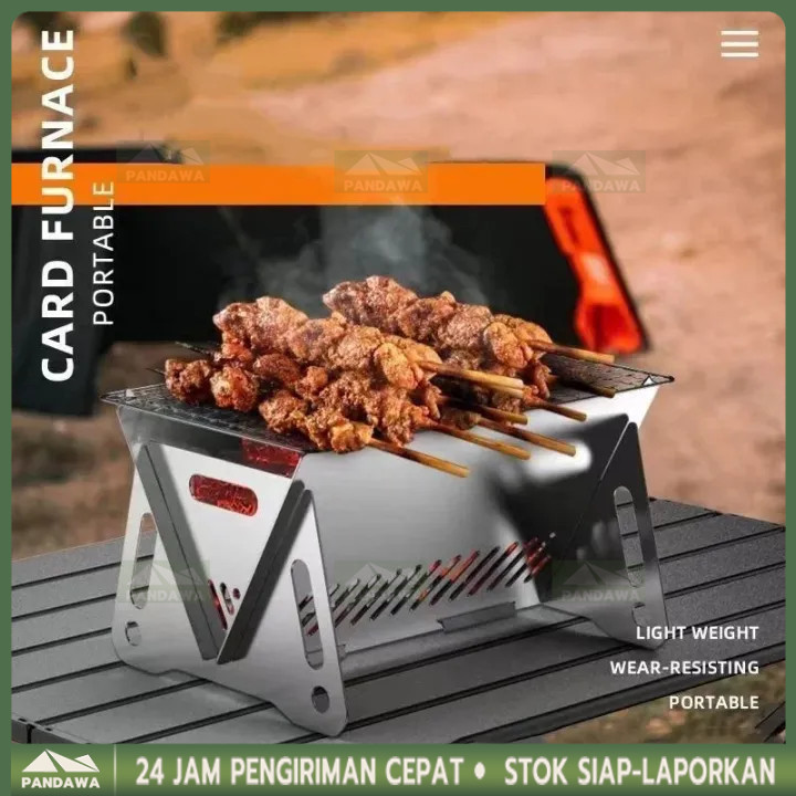 Jual Barbeque grill alat panggang bbq grill Arang / Panggangan Berkemah ...