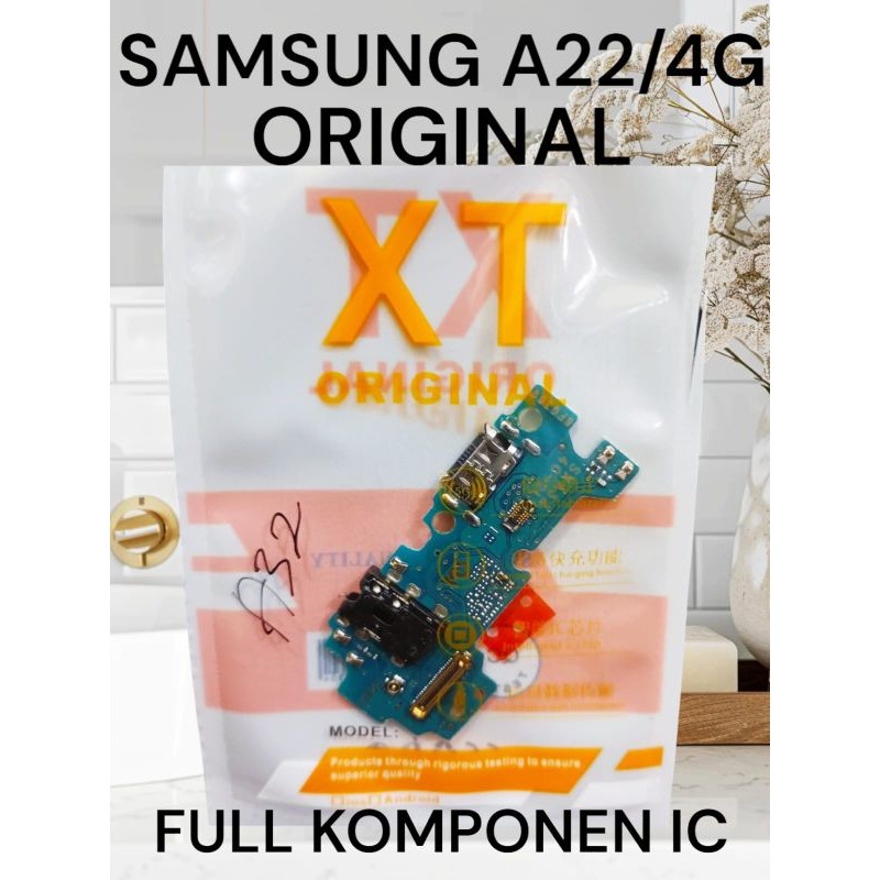 Jual PAPAN CHARGER + IC Samsung A32 4G / A325F + CON H/F + MIC + IC (GALAXY A32 4G) / Flexi ...