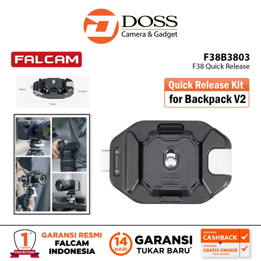 Jual FALCAM F38 Quick Release Kit for Backpack V2 F38B3803 | Shopee ...