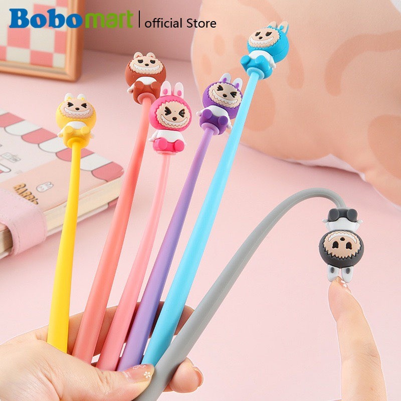 Jual BOBOMART 1 PCS QS-3858 PULPEN LABUBU GEL PEN 0.5MM PULPEN LABUBU ...