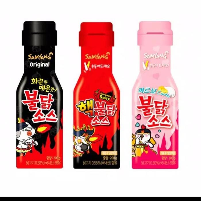 Jual saos samyang original, nuclear, carbonara - 2x spicy | Shopee ...