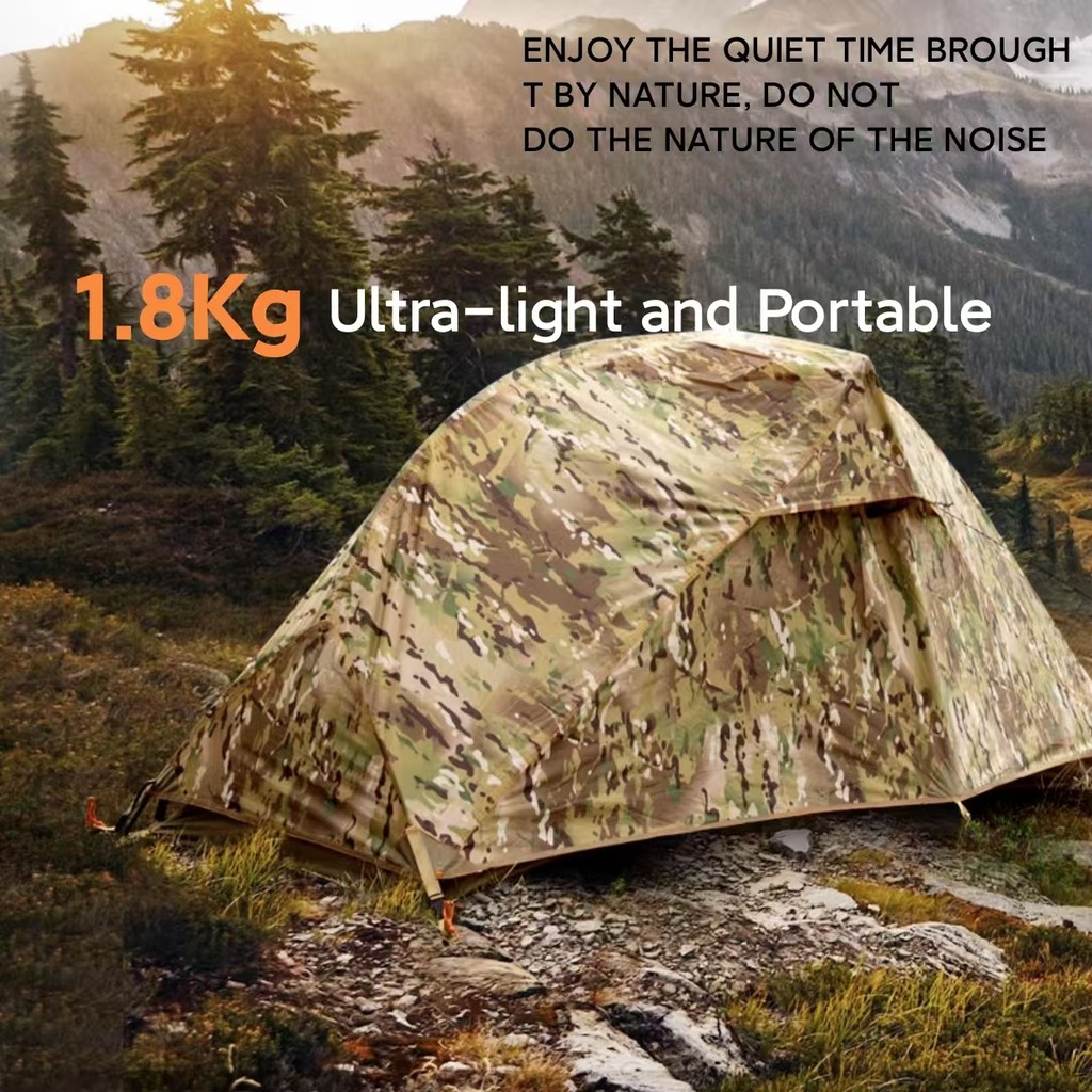 Jual Military Camouflage Solo Tent - Ultralight 1.8kg Tactical Shelter ...