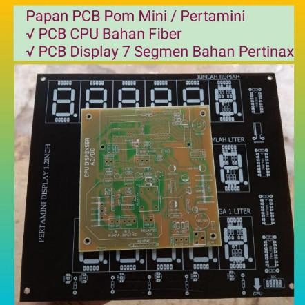 Jual Set Papan PCB Modul Pom Mini CPU AC & AC/DC+ Display 7 Segmen ...