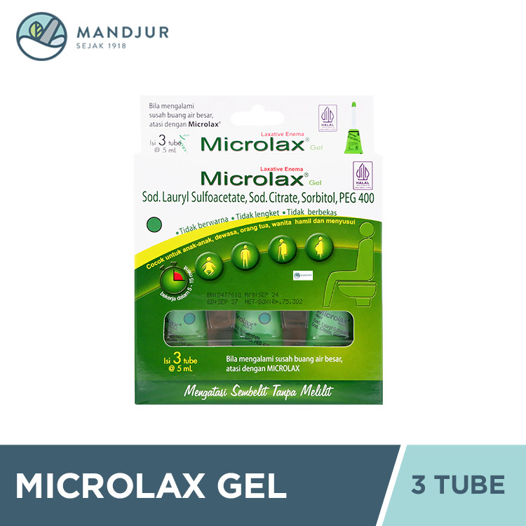 Jual Microlax Gel Isi 3 Tube - Gel Obat Pencahar / Sembelit | Shopee ...