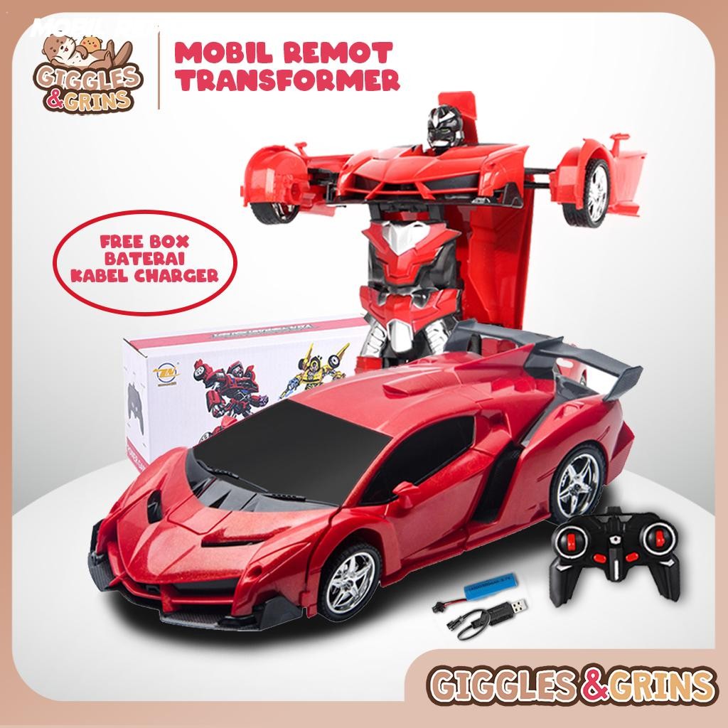 Jual Mainan Mobil Remote RC Transforming Robot - Mobil Remote Control ...