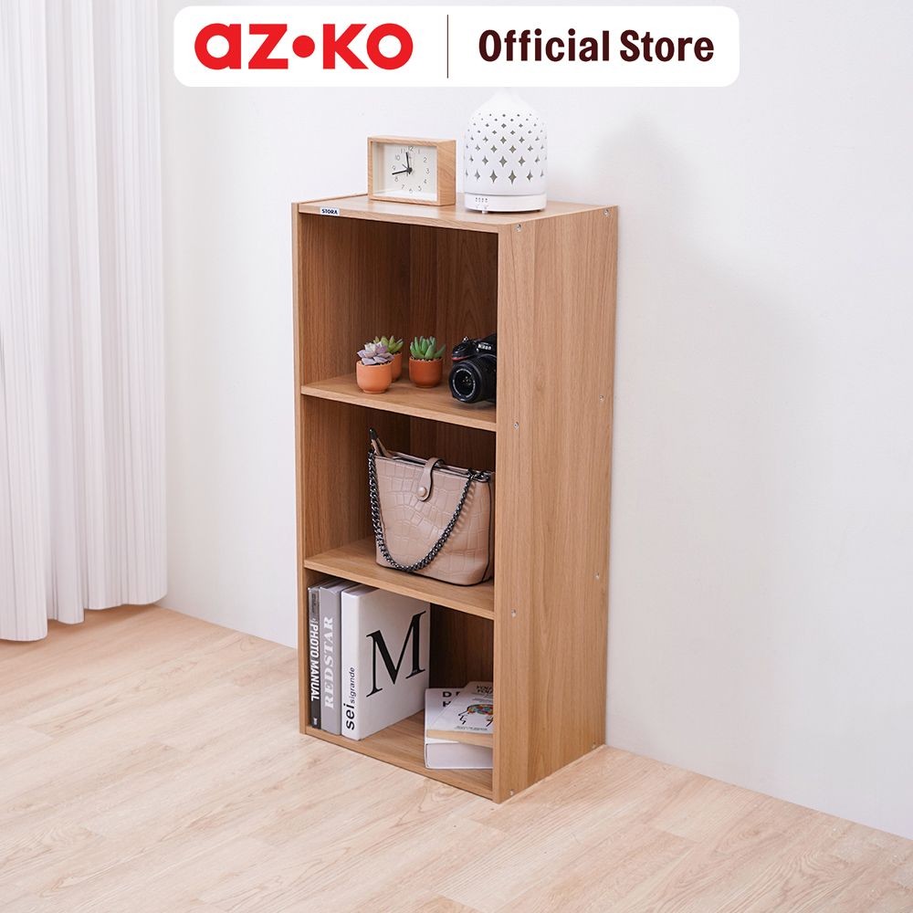 Jual AZKO Stora Rak Penyimpanan 3 Tingkat - Cokelat Storage Rack Tempat ...