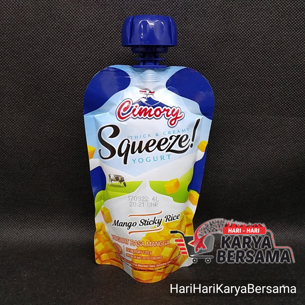Jual CIMORY SQUEEZE YOGURT MANGO STICKY RICE 120GR | Shopee Indonesia