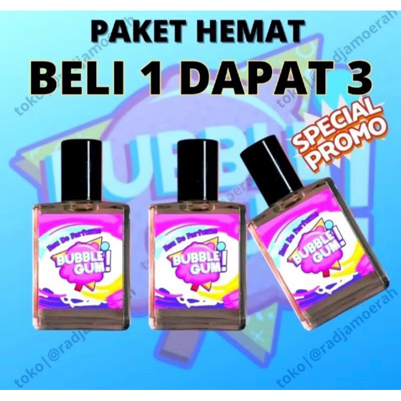 Jual SPECIAL DISKON!!! (BELI 1 DAPAT 3) PARFUM BUBBLEGUM 35ML Parfum ...