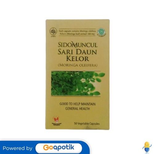 Jual Sidomuncul Sari Daun Kelor Botol 50 Kapsul | Shopee Indonesia