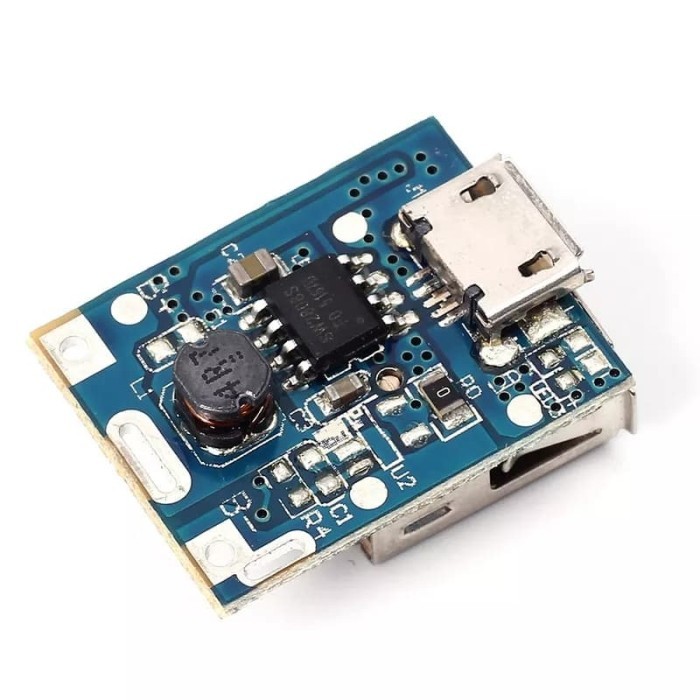 Jual Module Power Bank 5V Lithium Step-Up + Battery Charging Controller ...