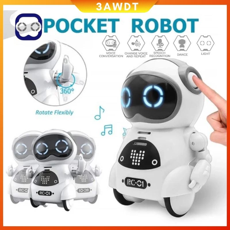 Jual [COD] Pocket Emo Robot Talking Interactive Dialogue Voice ...