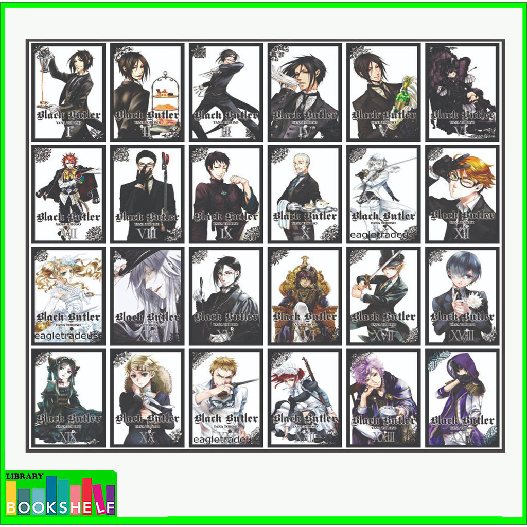 Jual Black Butler Manga Vol. 1-32 (English) | Shopee Indonesia