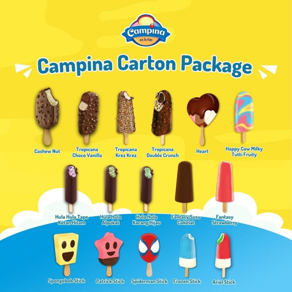 Jual Campina Carton Package 2 - Es Krim | Shopee Indonesia