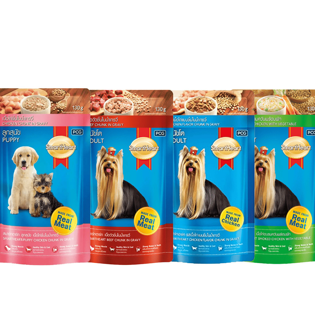 Jual smartheart pouch dog food 130g | Shopee Indonesia