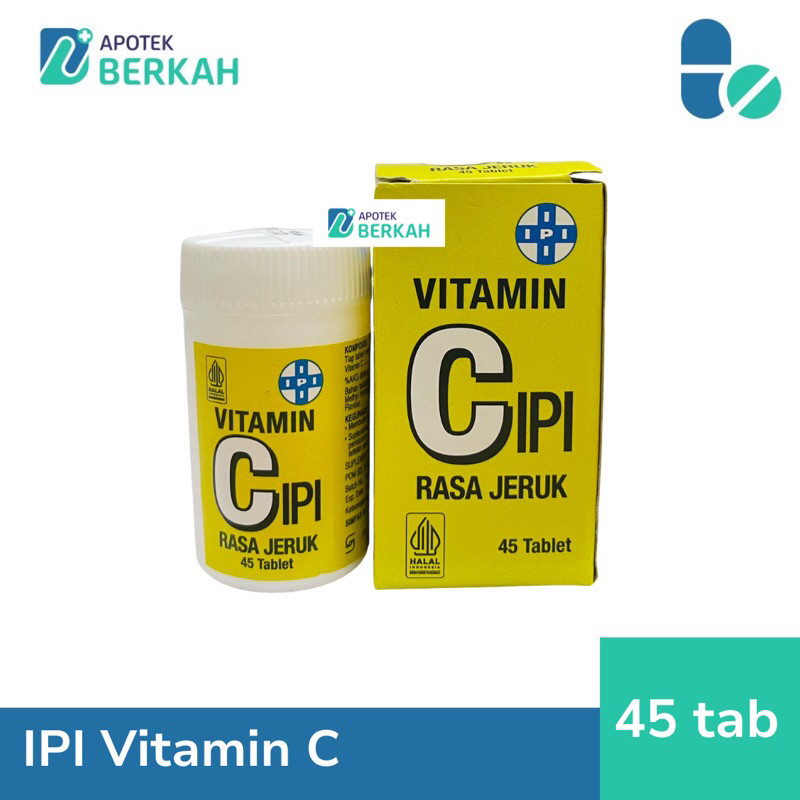 Jual Vitamin C 50 Mg IPI untuk Kebutuhan Vitamin C - 45 Tablet | Shopee ...