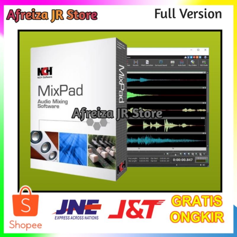 Jual Lisensi Original NCH Mixpad Audio Multytrack Recording | Shopee Indonesia