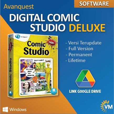 Jual Digital Comic Studio Deluxe Full Version Lifetime Pro | Aplikasi software membuat gambar ...