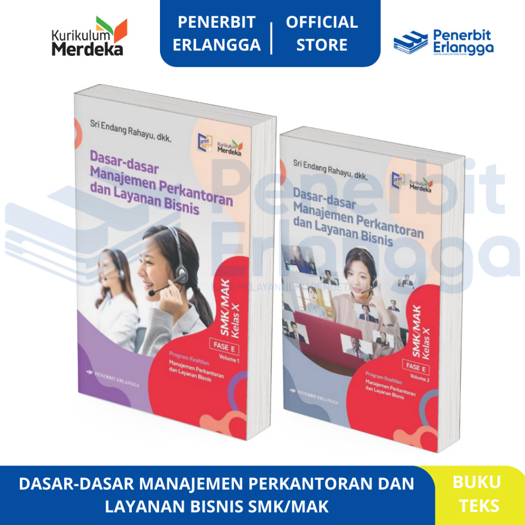 Jual [Erlangga Official] Dasar - Dasar Manajemen Perkantoran & Layanan Bisnis Smk/Mak Kelas 10 ...