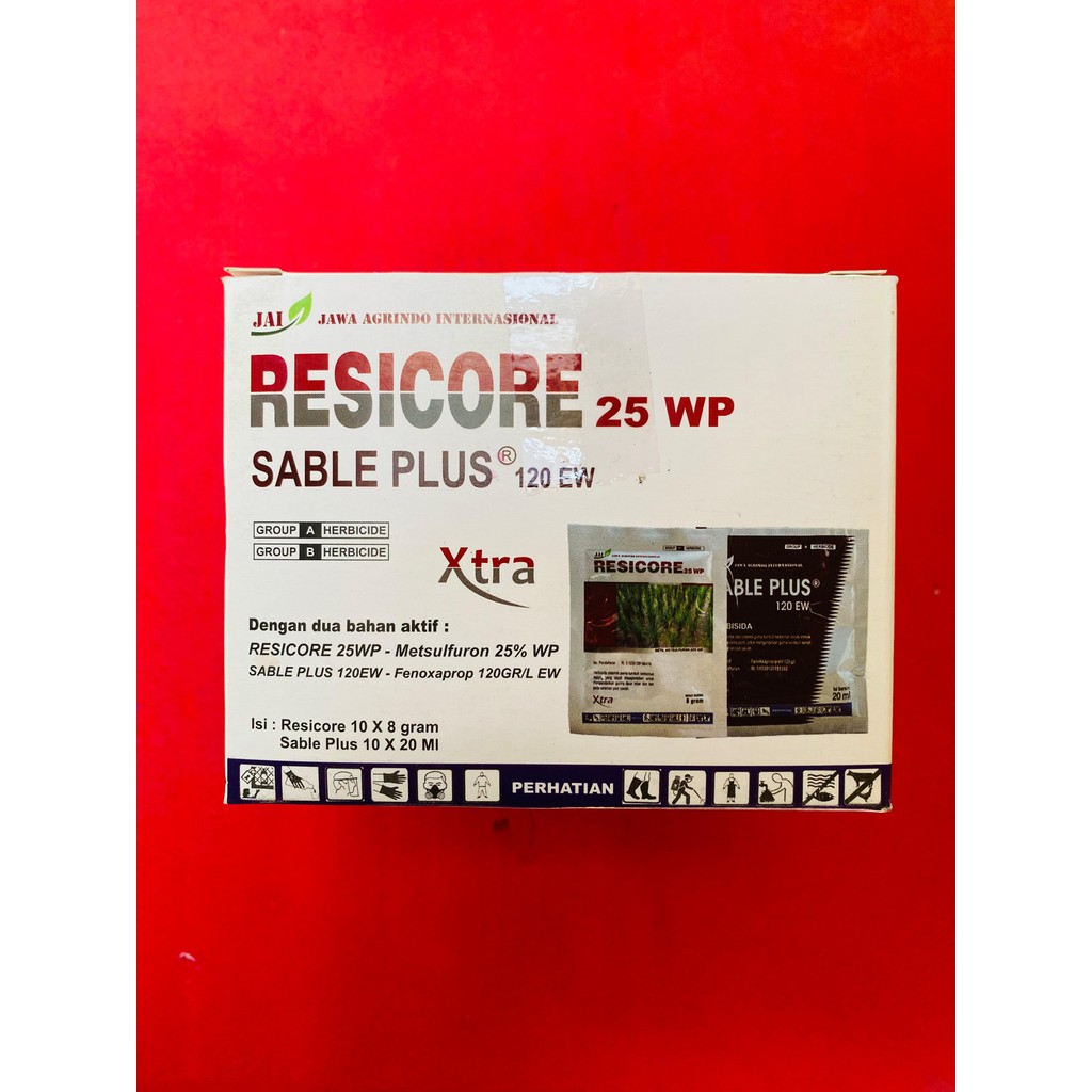 Jual Paket Herbisida sistemik RESICORE 25WP SABLE PLUS 120EW pengendali ...