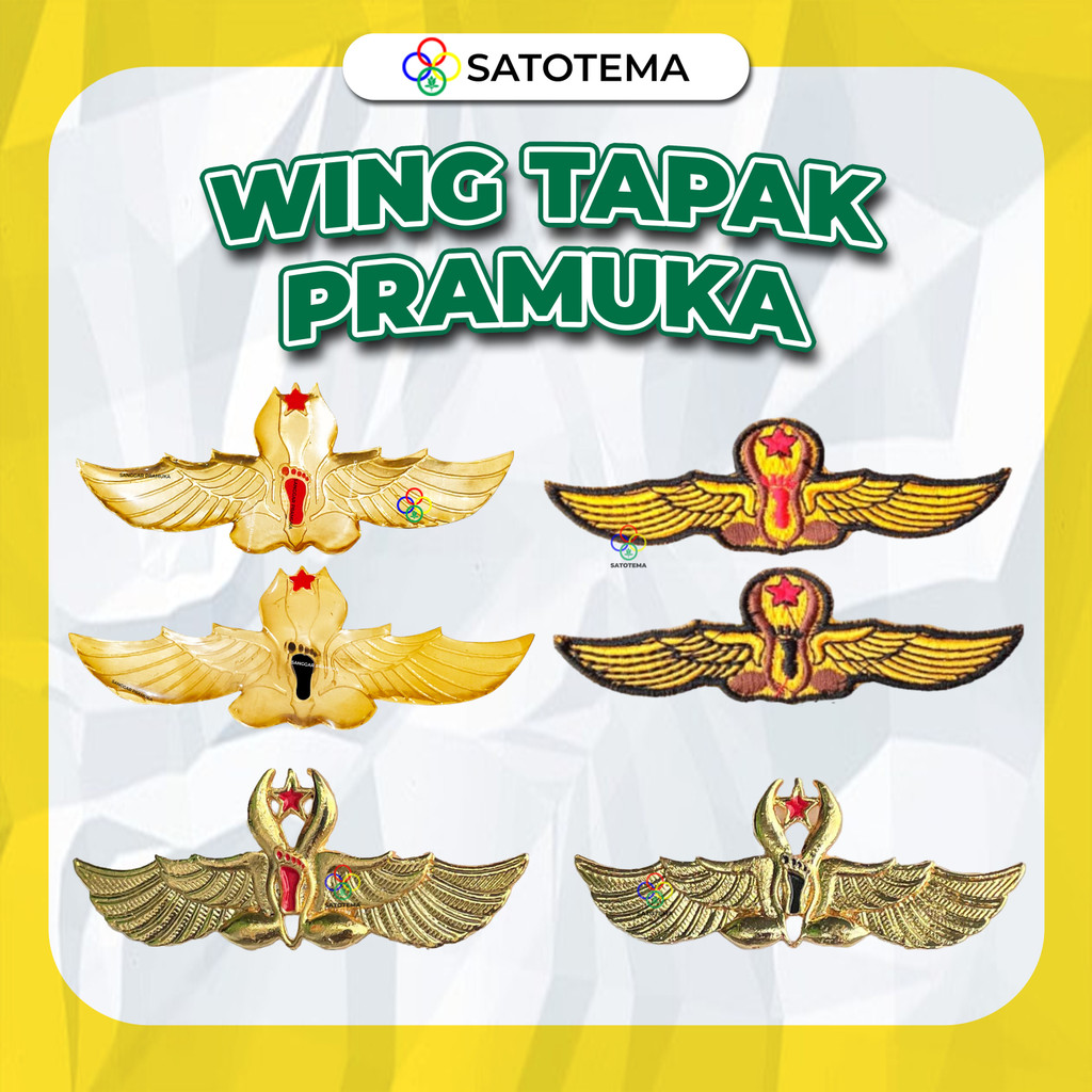 Jual Wing Tapak Pramuka / Wing Tapak Merah / Wing Tapak Hitam / Wing ...