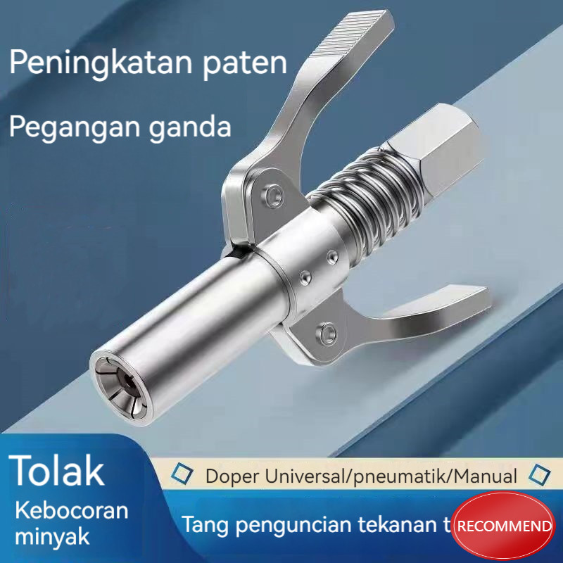 Jual Pistol Grease Gun Mudah Digunakan Quick Release Dengan 30cm Selang ...