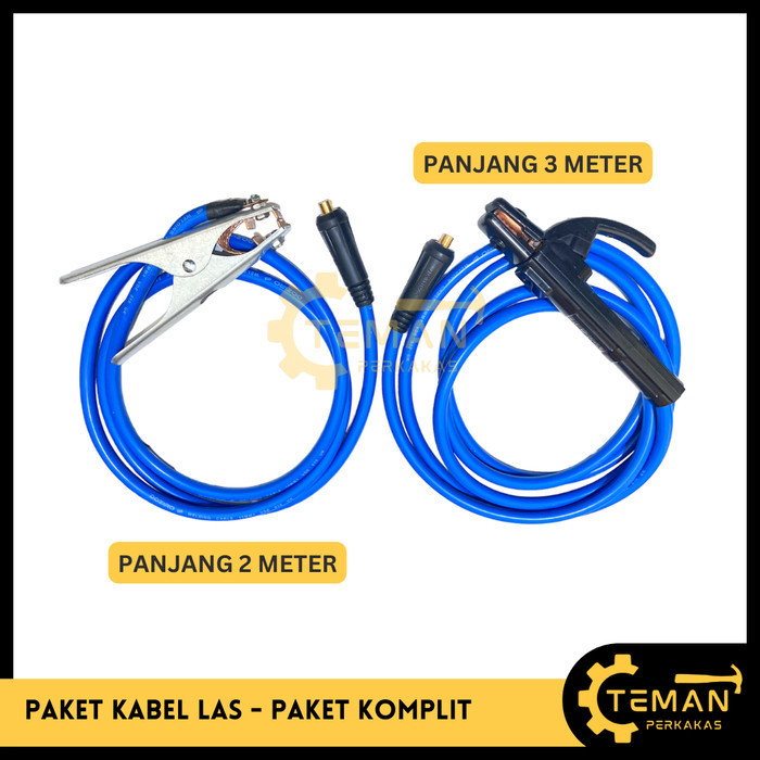 Jual PAKET KOMPLIT Kabel Las + Tang Las + Tang Massa / SET Kabel Las 2M+3M - SET 2M+3M 16MM ...