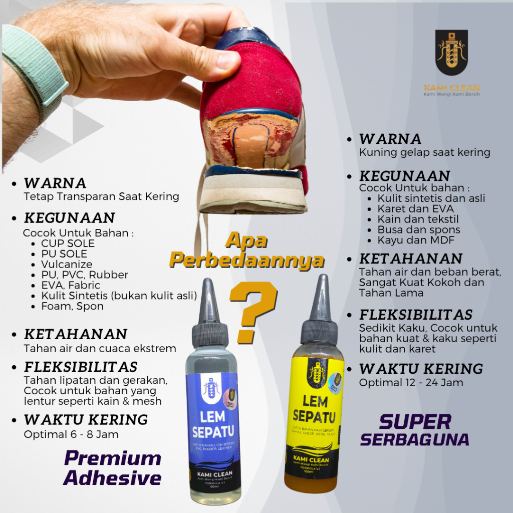 Jual Lem Sepatu Yellow Glue Perekat Paling Lengket Kuat 100ml Tahan Air ...