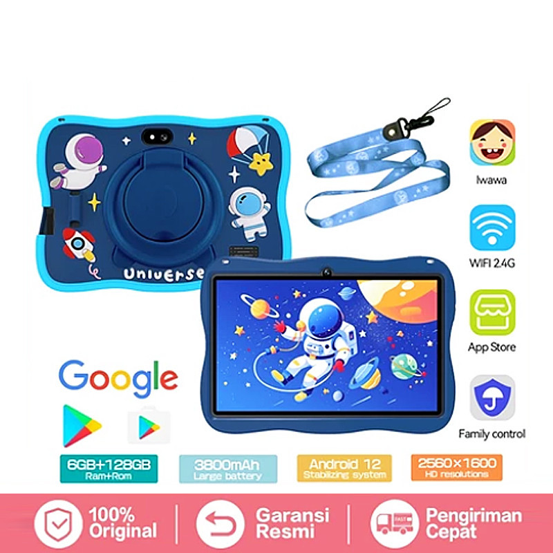 Jual Sparkle Tablet Antiradiasi Anak S12/Tablet Belajar Anak/Tablet ...