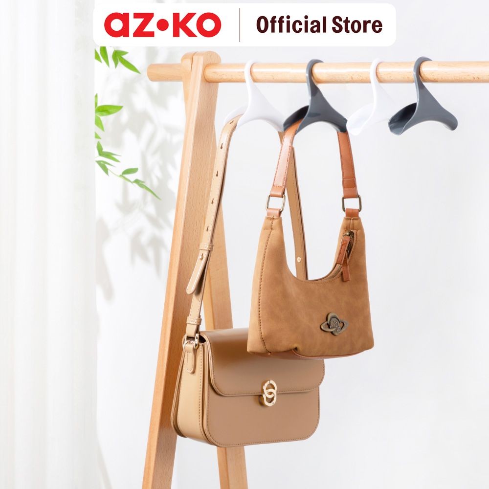 Jual AZKO Stora Set 2 Pcs Hanger Tas Plastik Pp Henger Gantungan Tas ...