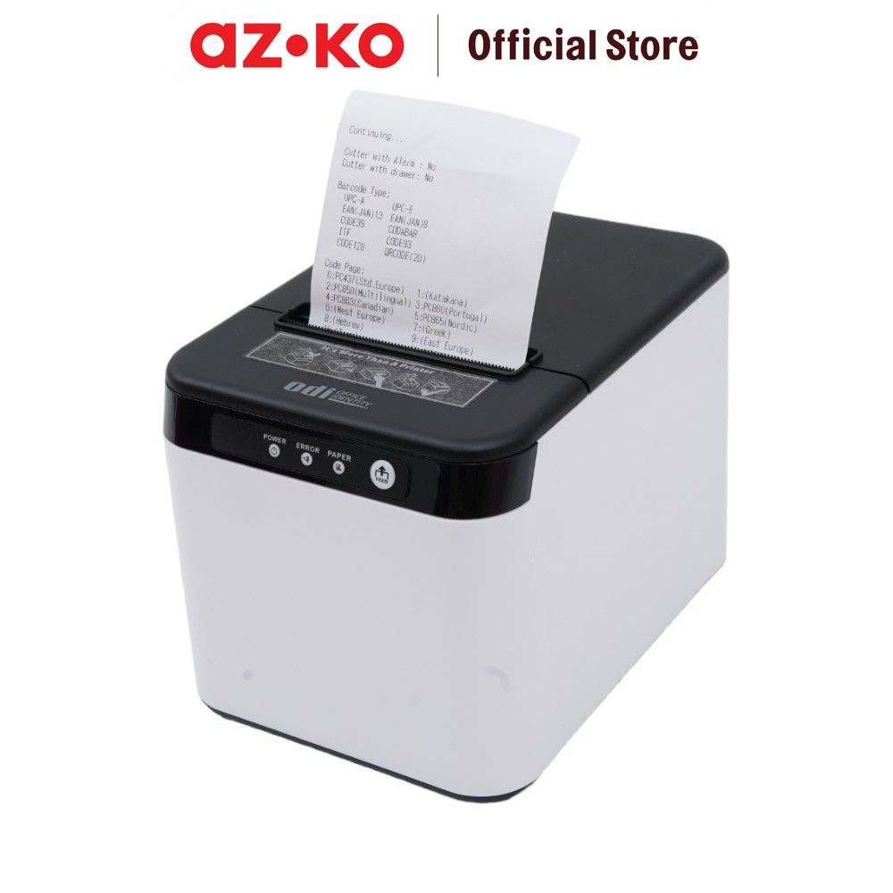Jual AZKO Odi 80 Mm Printer Thermal Wireless Auto Cut Zyq821 - Mix ...