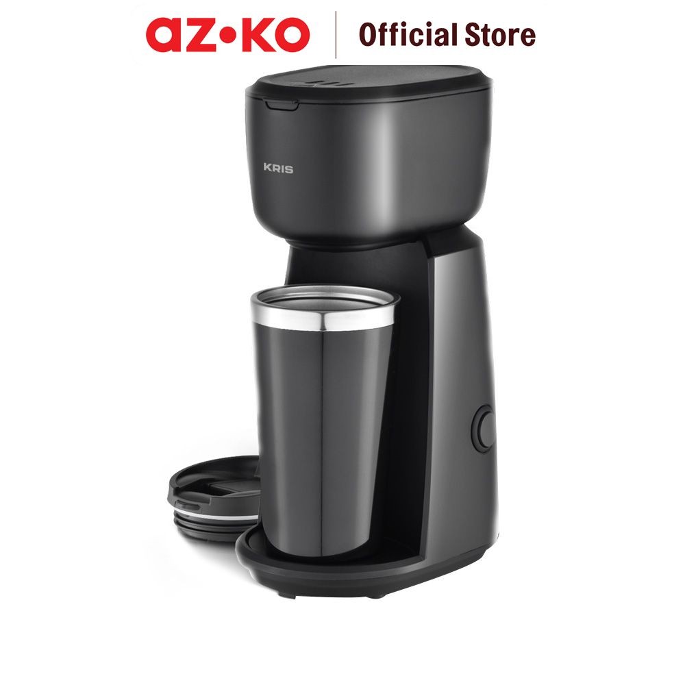 Jual AZKO Kris 420 ml Coffee Maker Dengan Tumbler 750 watt Mesin Kopi ...