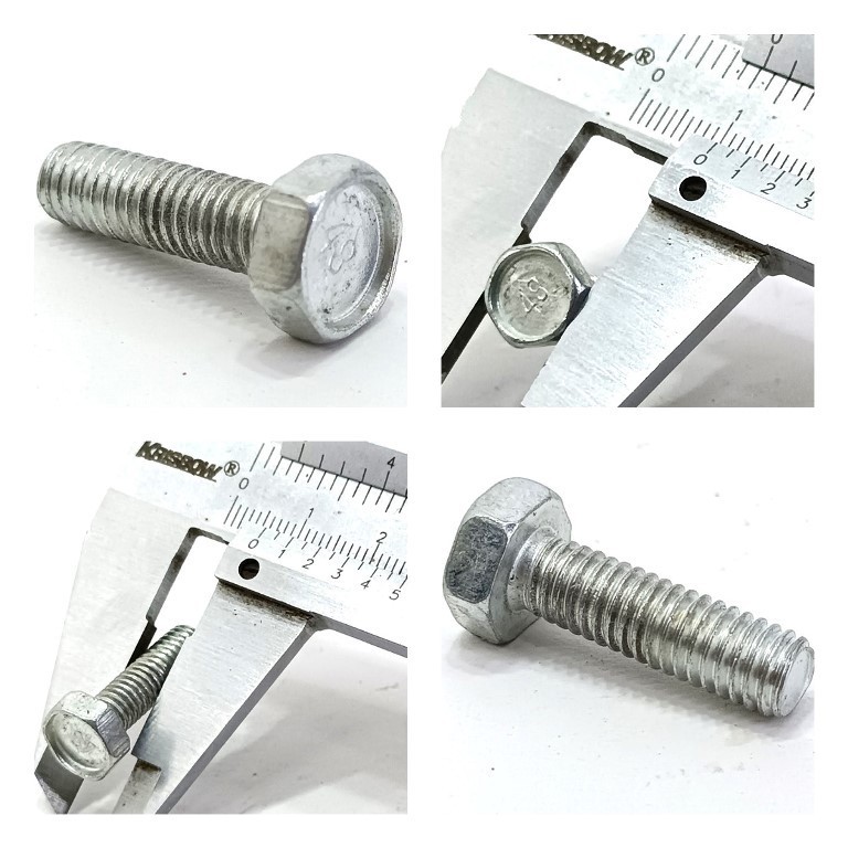 Jual BAUT KUNCI 6X20 panjang 2.4cm diameter 6mm m6 24mm baud 20 mm 6 mm ...