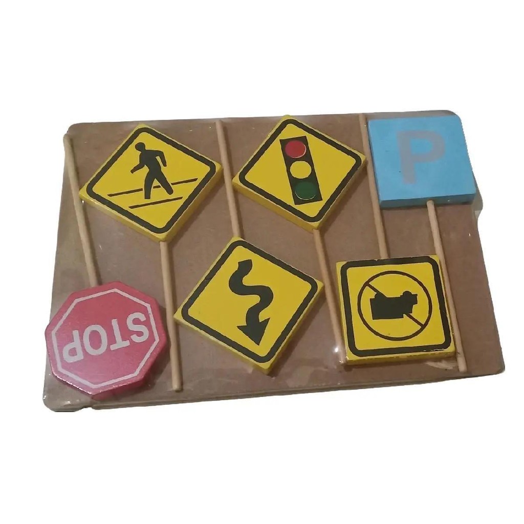 Jual HAULA TOYS || puzzle rambu lalu lintas, rambu-rambu lalulintas ...