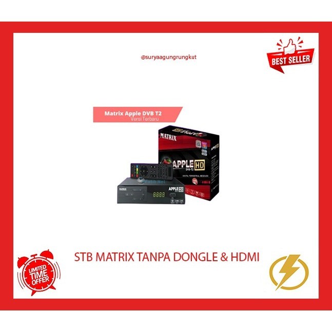 Jual SET TOP BOX MATRIX RED MERAH (TANPA DONGLE DAN HDMI) | Shopee ...