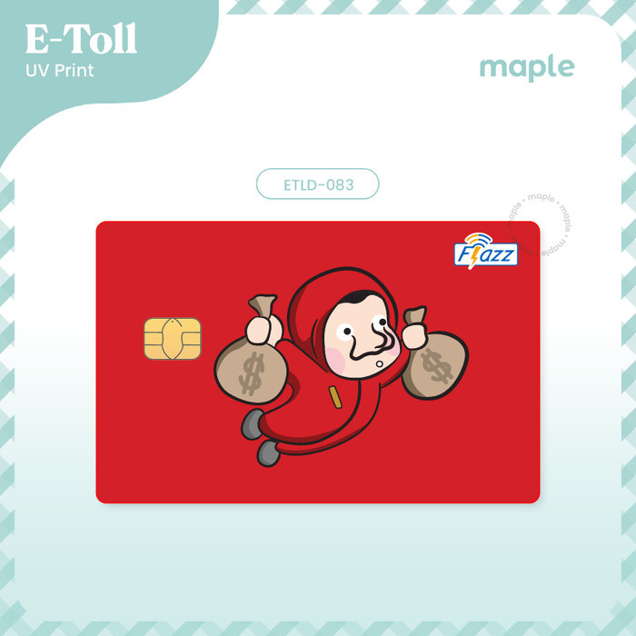 Jual Maple Money Heist Emoney Kartu Etoll E-toll E-Money Flazz BCA Gen 2 Brizzi Tapcash Custom ...