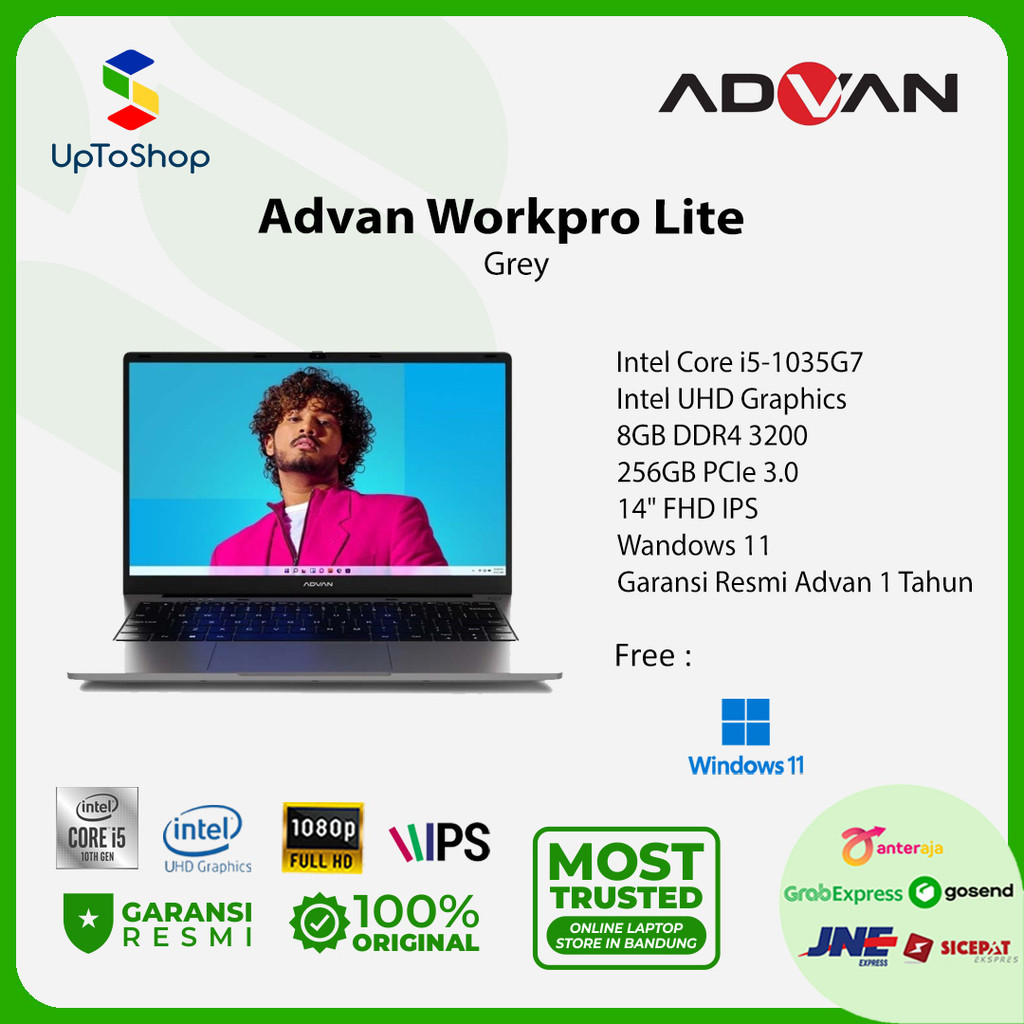 Jual Advan Workpro Lite Core i5-1035G7 8GB 256GB 14" W11 | Shopee Indonesia