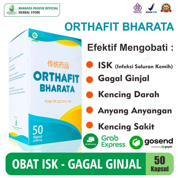 Jual Orthafit Bharata Obat Infeksi Saluran Kencing Kemih isk Gagal ginjal | Shopee Indonesia