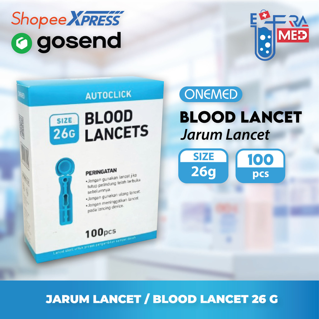 Jual Blood Lancets 26g Onemed Box | Shopee Indonesia