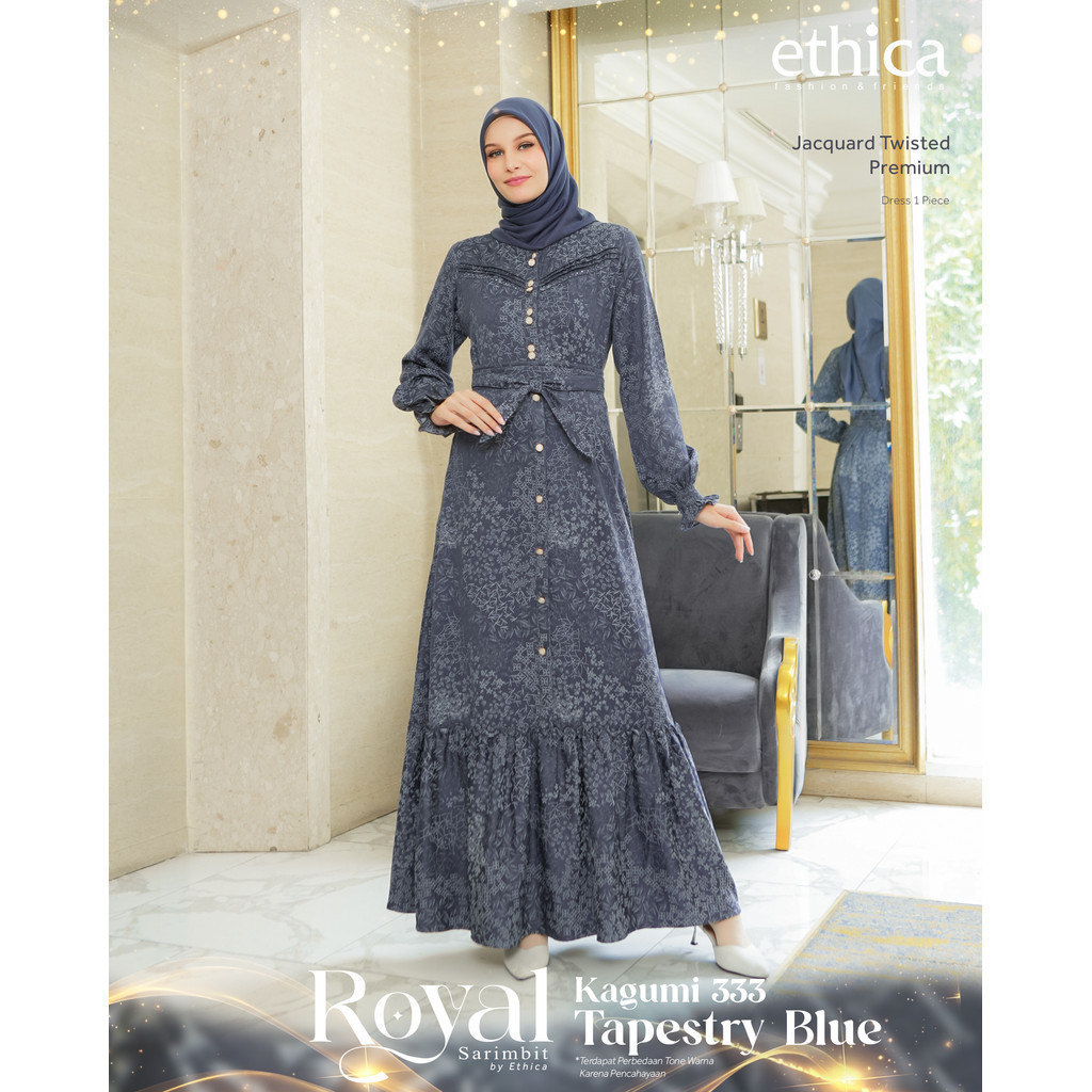 Jual ETHICA | Sarimbit Lebaran Keluarga Kagumi 333 Gamis Dewasa Lengan ...