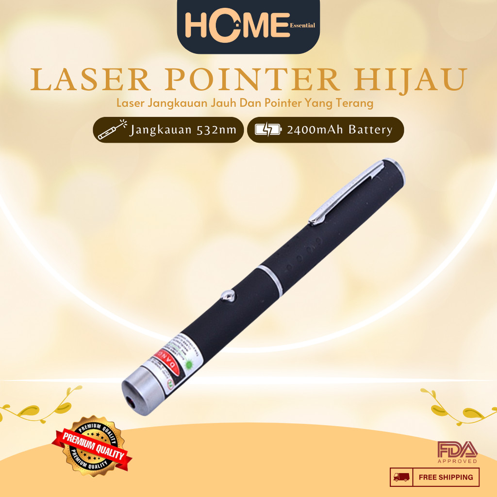 Jual (HE) Home Essential Green Laser Pointer / Laser hijau pointer 5 ...