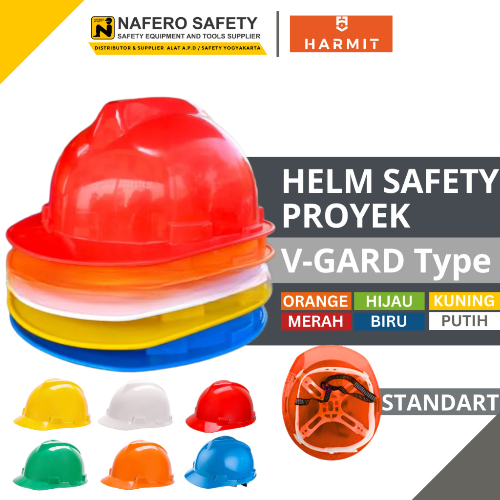 Jual TRENDING Helm Safety Proyek Merek Harmit Inner Standart Fastrack ...