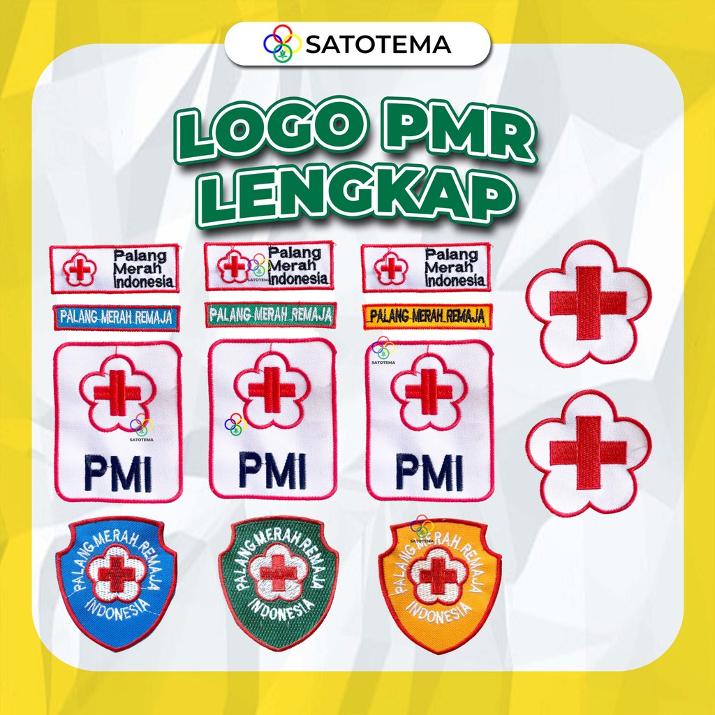 Jual Logo PMR Bordir / Logo PMI Bordir / PMR Wira / PMR Madya / PMR Mula | Shopee Indonesia