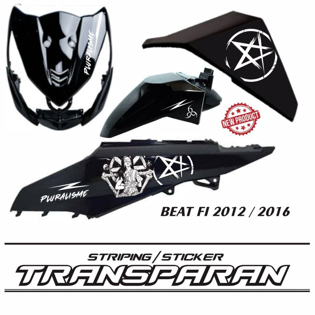 Jual TRANSFARAN BENING STRIPING TRANSPARAN VARIASI MOTIF PLURALISME ...