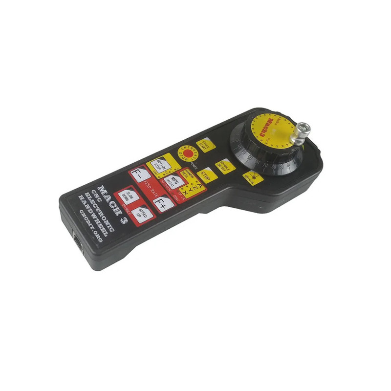 Jual Mach3 CNC mpg pendant electronic handwheel with emergency stop ...