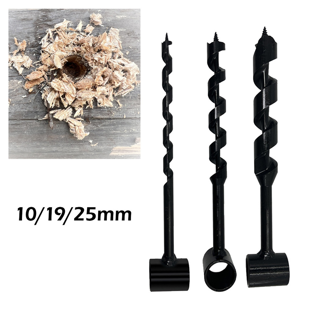 Jual Bor Manual Baja Karbon 10/19/25mm Mata Bor Auger Bit Serbaguna ...