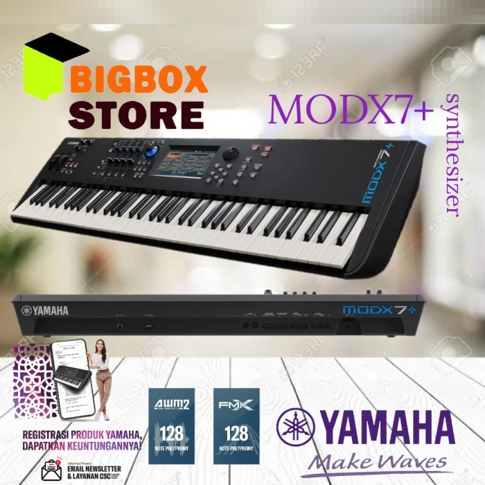 Jual Yamaha MODX7 / MODX 7 /MODX-7 Keyboard Synthesizer | Shopee Indonesia