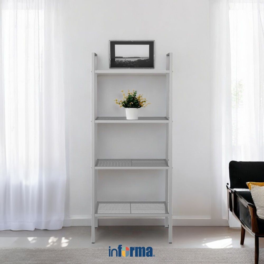 Jual Informa Libie Rak Besi 4 Tingkat - Abu-Abu Storage Rack Metal ...