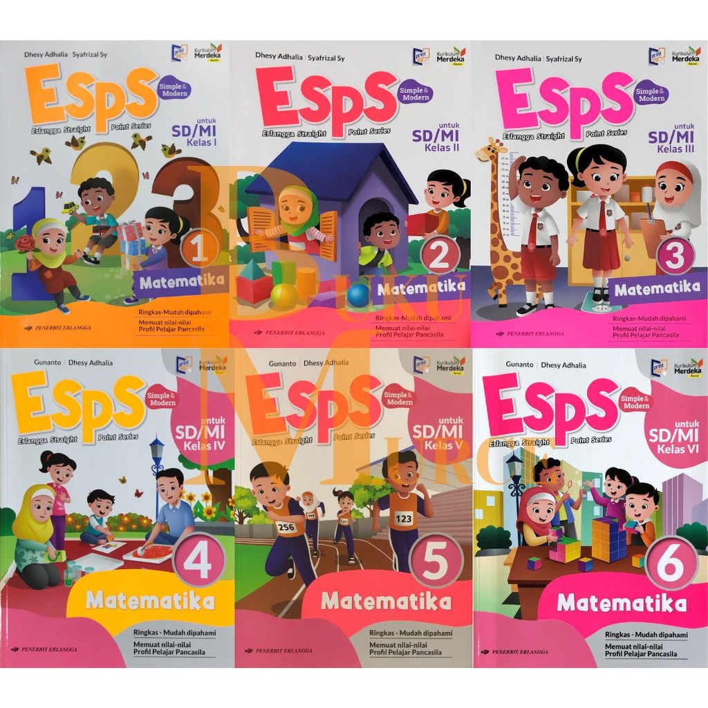 Jual Book Murce - Buku Esps Matematika Kelas 1 2 3 4 5 6 SD dan MI Kurikulum Merdeka Revisi ...