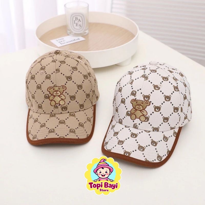 Jual Topi Baseball Bayi Dan Anak Usia 1-4 Tahun Motif Bear Full Model ...
